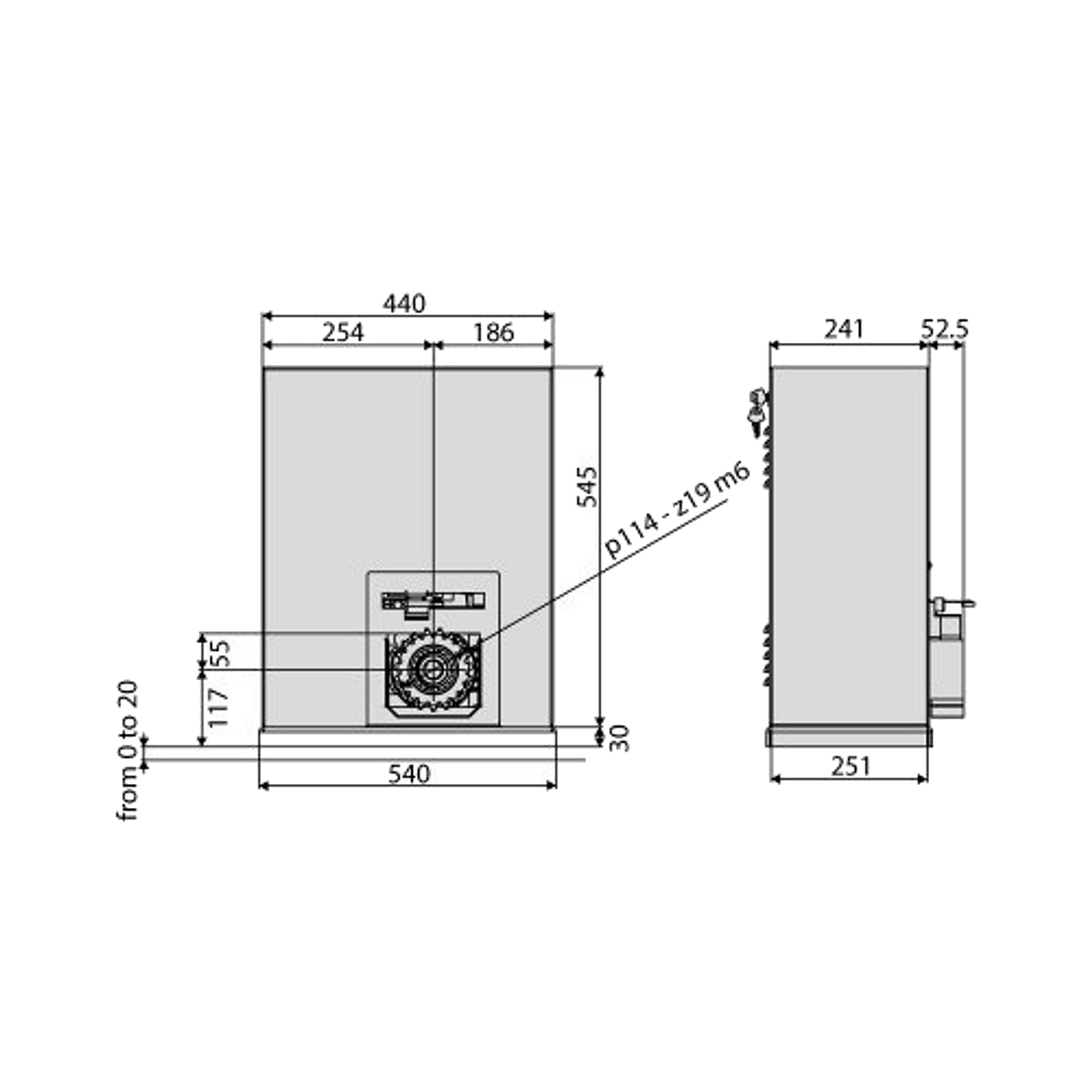 BFT OBERON Sliding Gate Operator New Gate Automations